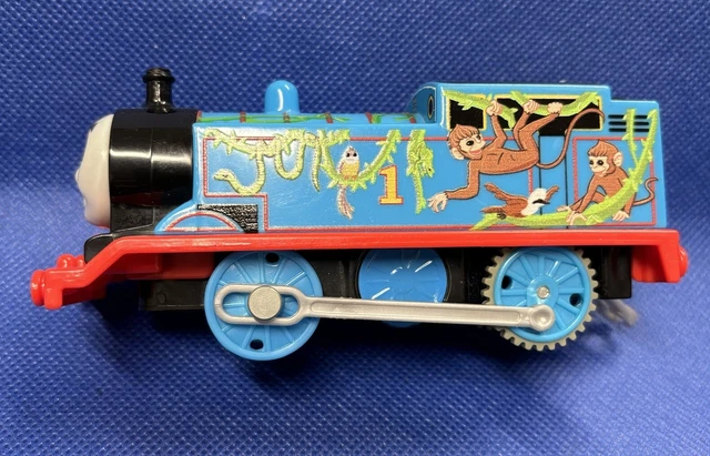 THOMAS & FRIENDS Trackmaster Thomas Zoo Blue Monkey - Train Engine ...