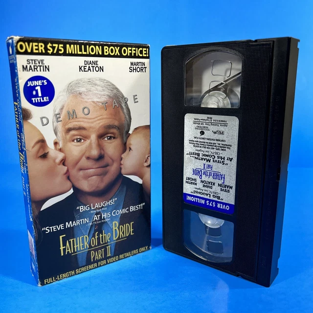 FATHER OF THE Bride Part II VHS 1996 Promo Screener Promotional Video ...