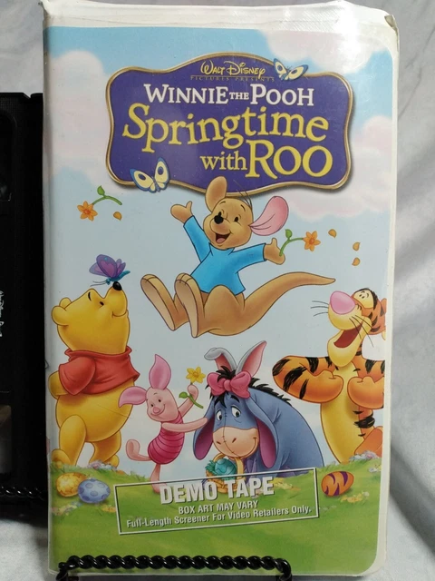 DISNEY WINNIE THE Pooh - Springtime with Roo (VHS, 2004) DEMO TAPE $12. ...
