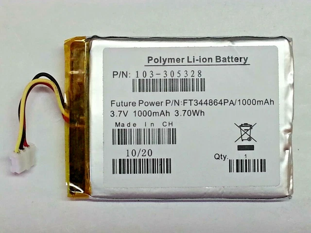 GENUINE VISONIC POWER Master 360 PM360 Control Panel Battery Ref: D £12 ...