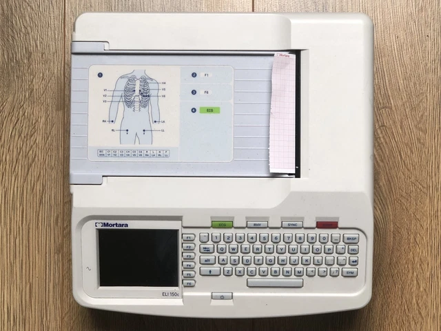 MORTARA ELI 150C Resting Electrocardiograph / 12-Lead ECG Machine - (#5 ...