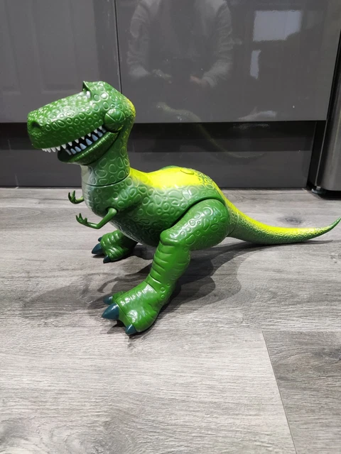 TOY STORY DISNEY Store Rex Talking Action Figure Posable Film Dinosaur ...