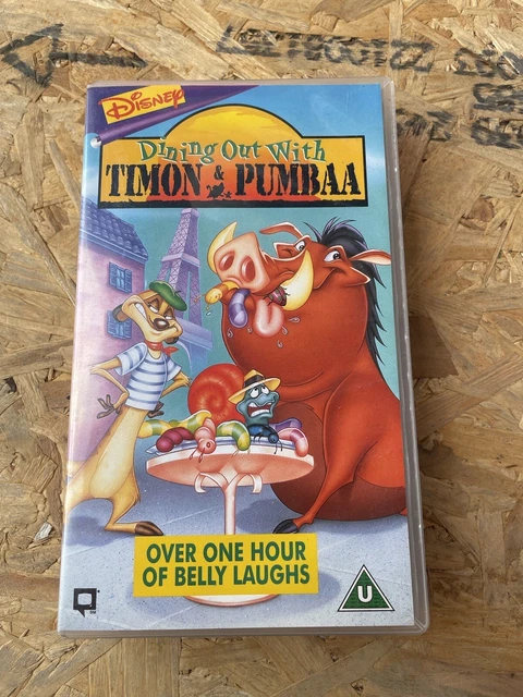 DISNEY DINING OUT With Timon And Pumba Vhs £10.99 - PicClick UK