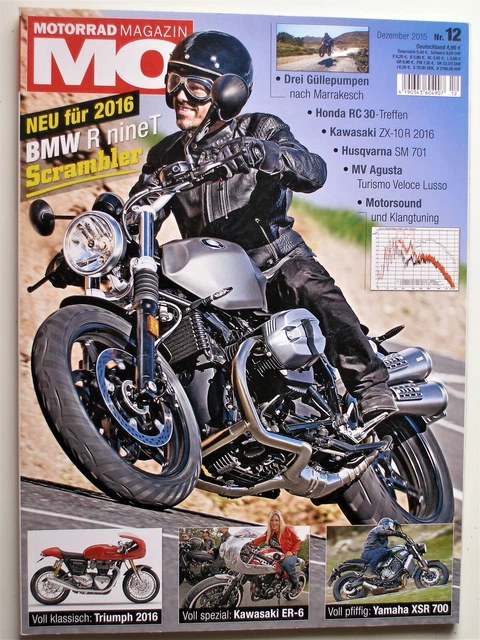 MO 12-15+HONDA RC30+BMW R Ninet+Mv Agusta Turismo+Yamaha Xsr 700+Kawasaki Zx-10R EUR 2,50 ...