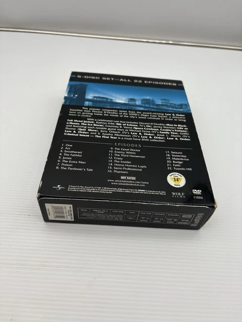 LAW & ORDER Criminal Intent - Season 1 DVDs - 6 Discs 22 Episodes $14.95 - PicClick AU