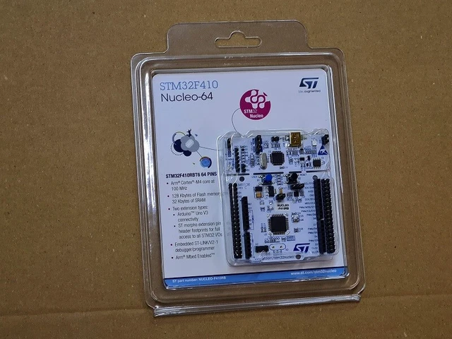 NUCLEO-F410RB ENTWICKLUNGSBOARD STM32F410RB ST-LINK/V2-1 Arduino ST morpho 1x EUR 10,51 ...