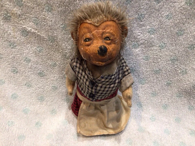 RARE GERMAN 1950S Vintage Steiff Hedgehog Dolls - Mecki, Micki, Macki ...