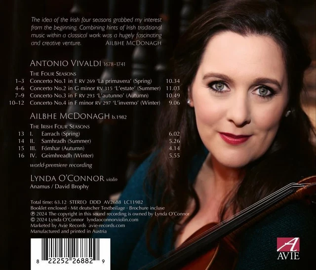 AILBHE MCDONAGH AILBHE McDonagh/Antonio Vivaldi: The Irish Seasons (CD ...