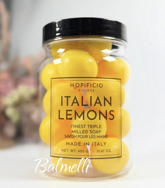 HOPIFICIO FIRENZE 🇮🇹 Italian Lemons 🍋 Finest Triple Milled Lemon Shaped ...