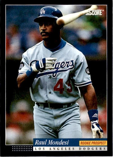 1994 SCORE BASEBALL #618 Raul Mondei Los Angeles Dodgers Vintage ...