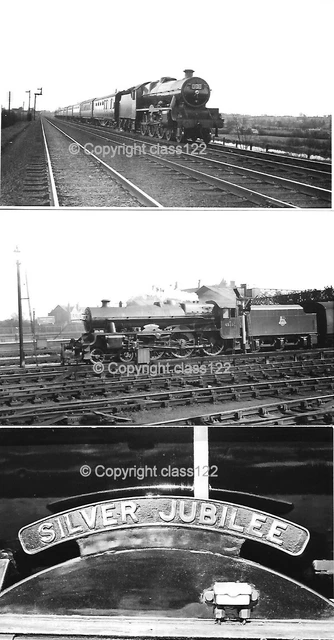 3 PHOTOS - LMS Jubilee 4-6-0 No.45552 'Silver Jubilee' £1.99 - PicClick UK