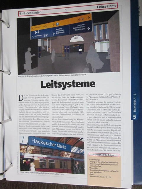 DAS GROSSE ARCHIV der deutschen Bahnhöfe 4. Hochbauten Leitsysteme EUR 4,58 - PicClick DE