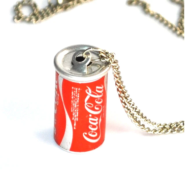 COCA-COLA COKE USA - Halskette mit Miniatur Dose Vintage Mini Can Kette ...