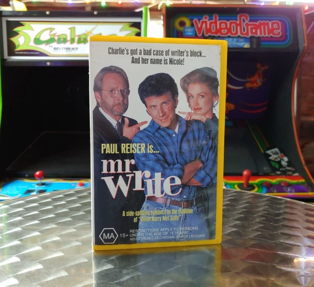 MR WRITE - Paul Reiser - VHS Movie Video Tape - Big Box Ex Rental RARE $11.56 - PicClick AU