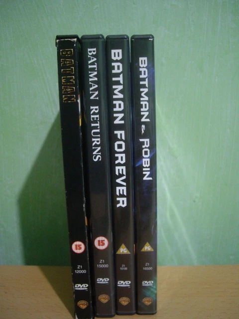 BATMAN DVDS X4 Batman Returns Forever And Robin EUR 8,11 - PicClick IT