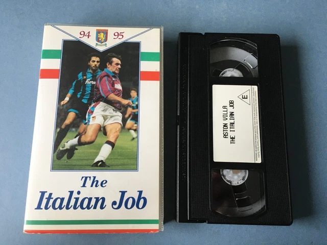 ASTON VILLA THE Italian Job Vhs Video Vintage £5.45 - PicClick UK