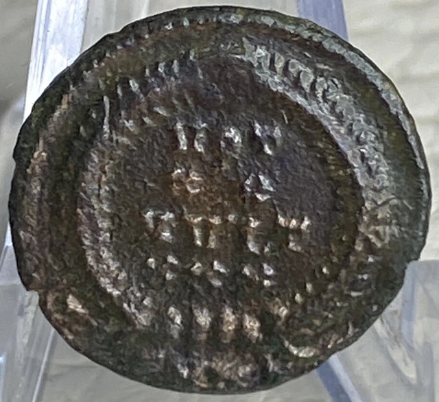 GENUINE ANCIENT ROMAN Coin 337-342 AD Emperor Constans Wreath Authentic ...