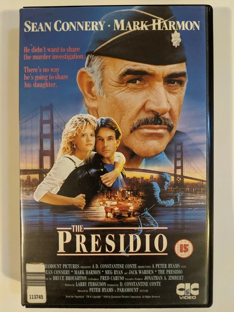 THE PRESIDIO BIG Box Ex Rental VHS Mark Harmon Meg Ryan Sean Connery ...