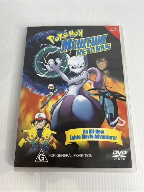POKEMON MEWTWO RETURNS Dvd Australian Release Johto Movie Adventure REG ...