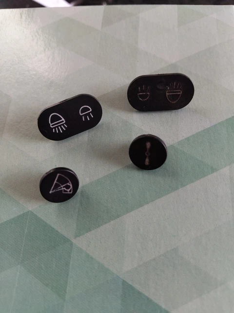 LAND ROVER SERIES 3 Dashboard Dash Panel Switch Motifs £10.78 - PicClick UK