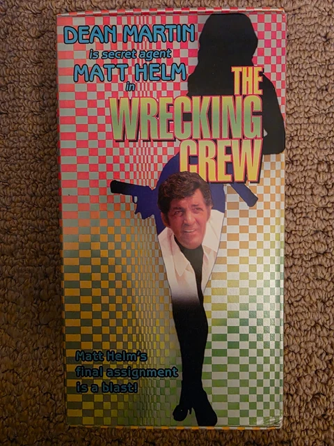 MATT HELM DOUBLE Feature VHS - The Wrecking Crew / The Silencers $6.00 ...