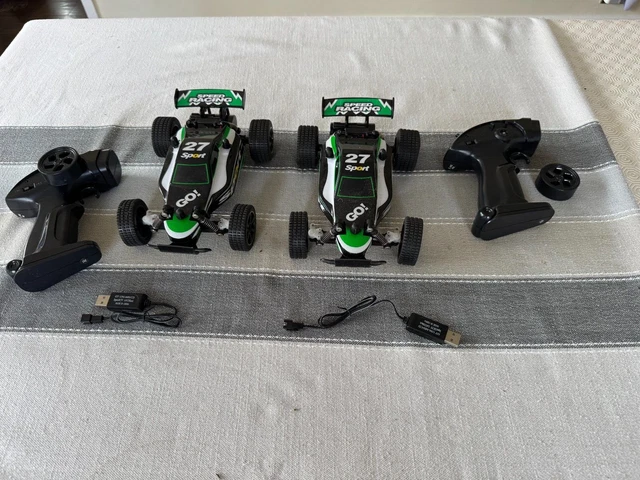 SPEED RACING REMOTE control car - 1 working, 1 for spares or repair £11 ...