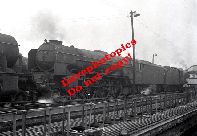 B&W TRAIN / Railway Negative (6x4cm) A1 60157 'Great Eastern' @ York ...