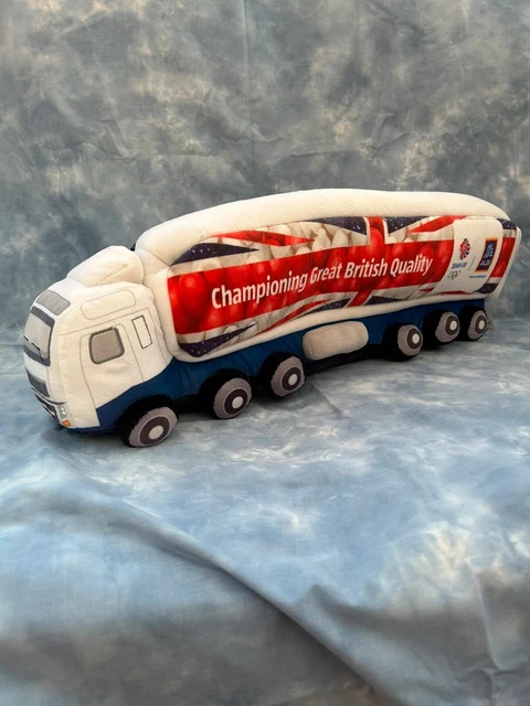 RARE ALDI COLLECTIBLE supermarket lorry plush Team GB branded £11.85 ...