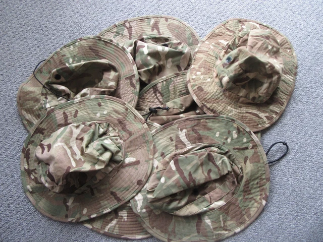 BRITISH ARMY/MARINES. UK MOD. MTP Jungle / 'Boonie' hats. Mixed. Job ...