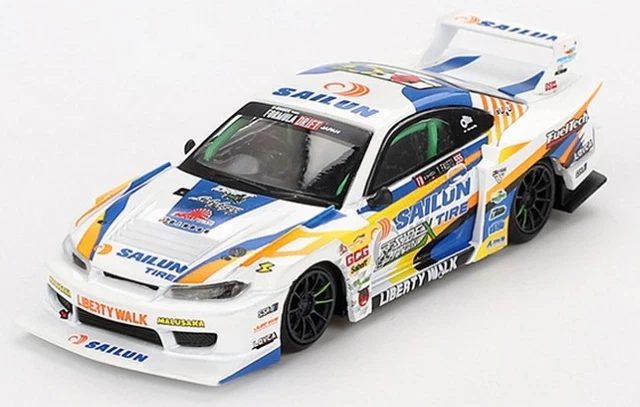 MINI GT, NISSAN Silvia S15 LB-Silhouette #555 Formula Drift 2023 Y ...