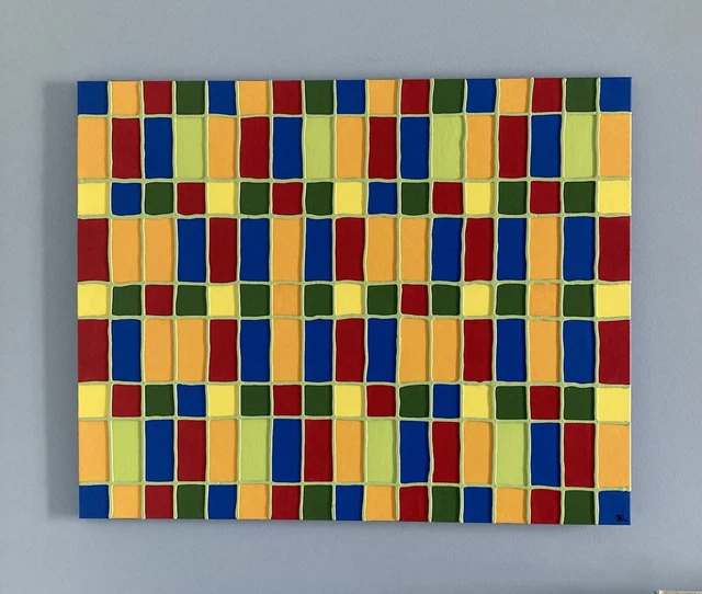 ORIGINAL (UNIKAT) &IM Jahr 2020" Acryl, Strukturpaste, signiert, 100x80 cm EUR 40,00 - PicClick DE