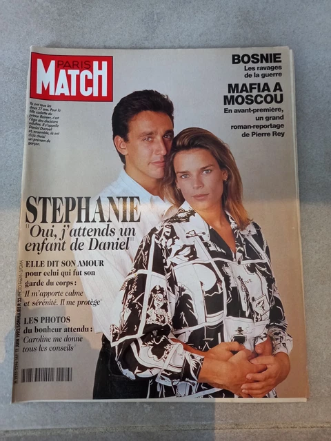 PARIS MATCH 2246 11/06/1992 Stéphanie de Monaco Daniel Bosnie Bernard ...