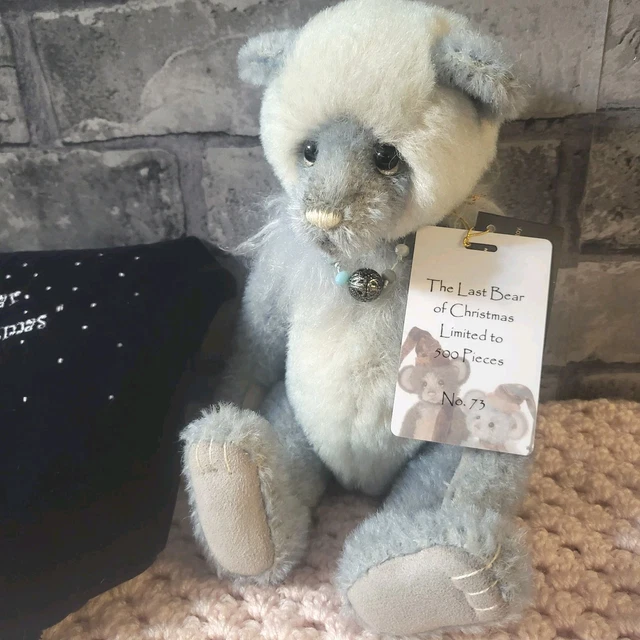 ARTIST RETIRED CHARLIE Bears The Last Bear Of Christmas Tags Jointed ...