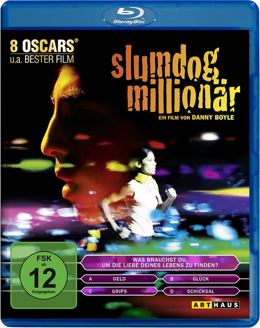 SLUMDOG MILLIONÄR / Blu-ray (Blu-ray) Patel Dev Pinto Freida Shukla ...