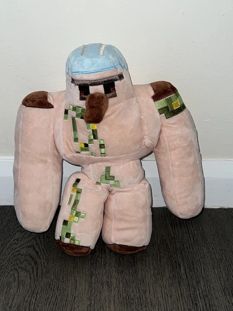 MINECRAFT FAB GOLEM Plush Soft Teddy Bear Golum Man £9.95 - PicClick UK