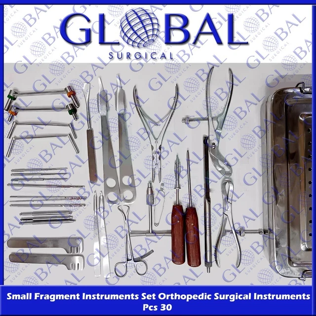 SMALL FRAGMENT INSTRUMENTS Set Orthopedic Surgical Instruments 30 Pcs ...