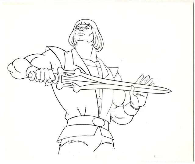 HE-MAN/SHE-RA MASTERS OF the Universe UNPAINTED PRINCE ADAM animation ...