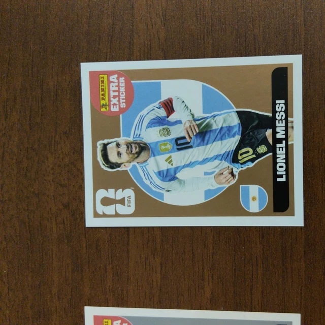 PANINI FIFA WORLD Cup 2026 Extra Sticker Lionel Messi Silver/Bronze EUR ...