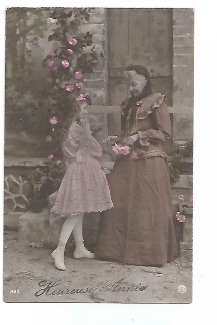 LITTLE GIRL AND Big Mother Fancy Card £1.04 - PicClick UK