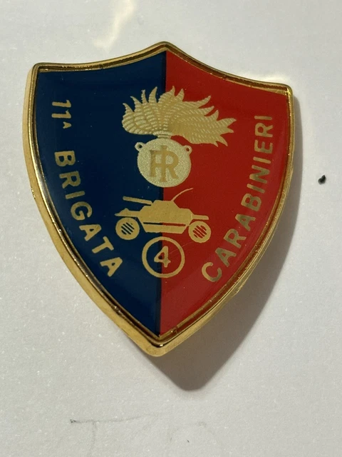 SPILLA 11° BRIGATA CARABINIERI - 4° BATTAGLIONE Carabinieri EUR 12,00 ...