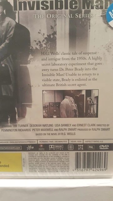THE INVISIBLE MAN : Series 2 ( 2 DVD Set ] NEW & SEALED, Multi Region ...