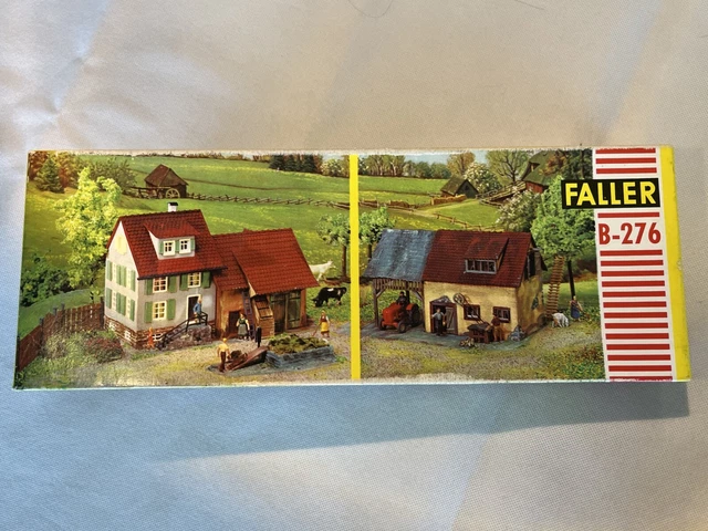 FALLER B-276 GEHÖFT, Wohnhaus mit Stall und Lagergebäude, 1960er-Jahre ...