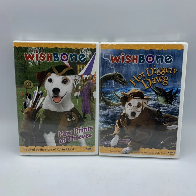 WISHBONE - PAW Prints of Thieves & Hot Diggety Dawg (DVD Lot Of 2 ...