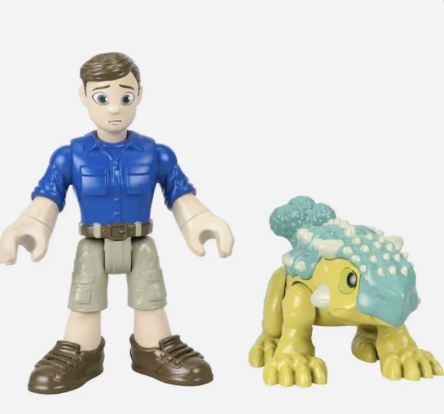 IMAGINEXT JURASSIC WORLD Camp Cretaceous Ankylosaurus Bumpy & Ben ...