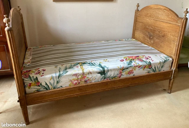 LIT XVIII, EPOQUE louis XVI, chene blond, BE EUR 50,00 - PicClick FR