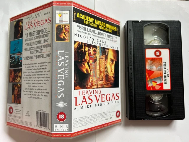 LEAVING LAS VEGAS {1995, Vhs} Oscar Winner Nicolas Cage & Elisabeth ...