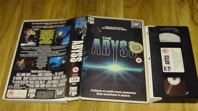 THE ABYSS VHS Video Big Box Ex Rental Cert CBS FOX £8.50 - PicClick UK