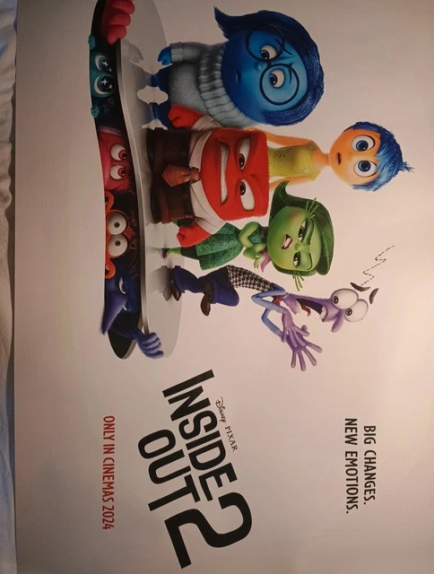 INSIDE OUT 2 Original Cinema Poster UK Quad £15.00 - PicClick UK