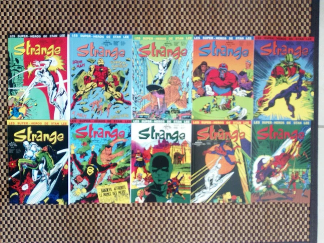 RARE STRANGE 1 à 10 fac similé , collection complète en excellent état , lug EUR 649,00 ...