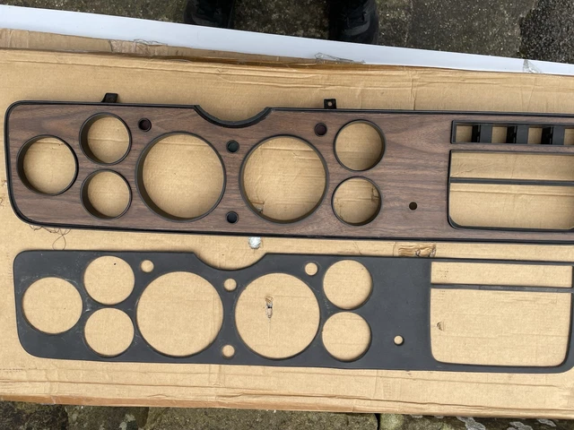 FORD CAPRI MK2 Mk3 dash fascia panel 6 clock Instrument cluster Uncut £ ...